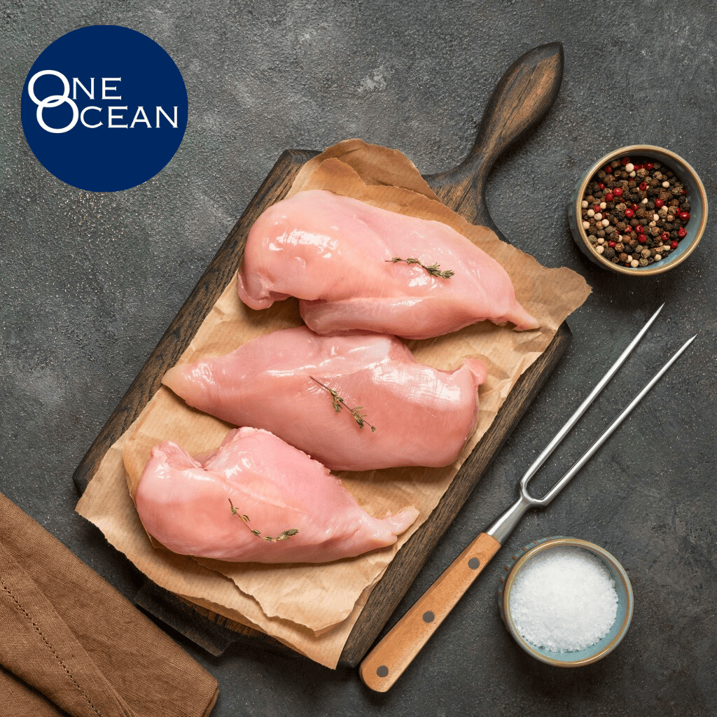 [One Ocean] Chicken Breast Skinless 2kg | Shopee Singapore