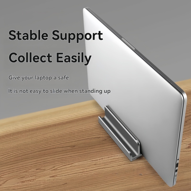 Laptop Stand Aluminium Laptop Storage Bracket Portable Triple Vertical ...