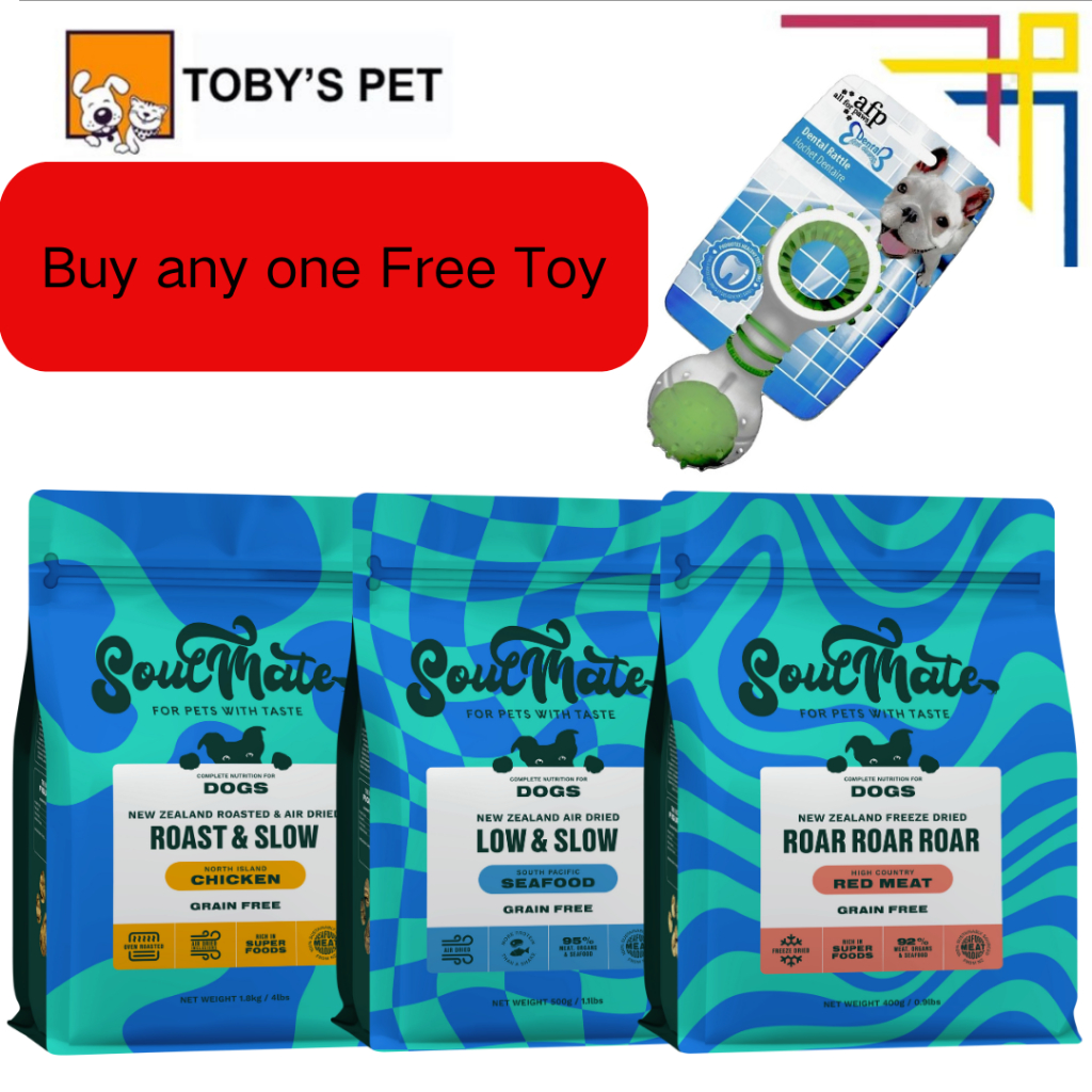 SoulMate - Roar Roar Roar Dried Freeze Dog Food 400g/900g | Shopee ...