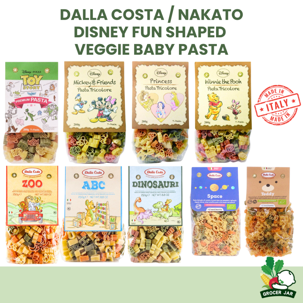 Dalla Costa Nakato Baby Fun Shape Veggie Pasta 250g – No Additives ...