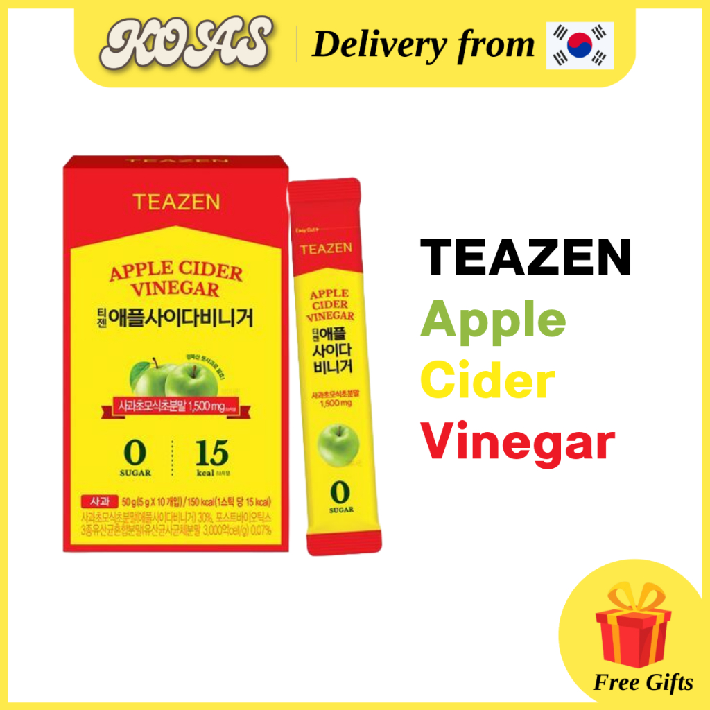 [TEAZEN] Apple Cider Vinegar Korean Authentic Tea Powder No Sugar Iced ...