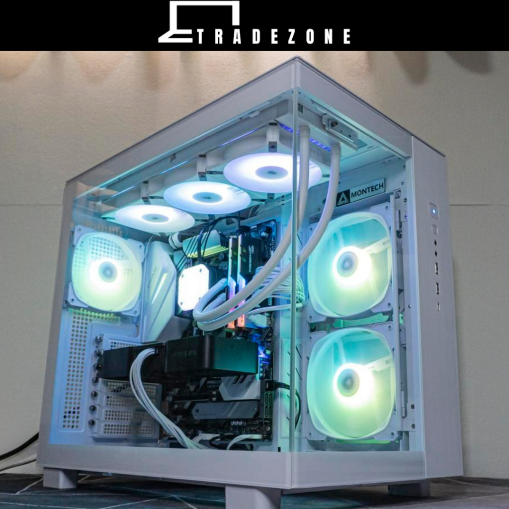 07.07 SALE- RTX 5070 Ryzen 7 9800X3D 32GB 1TB Montech King 65 Pro White ...