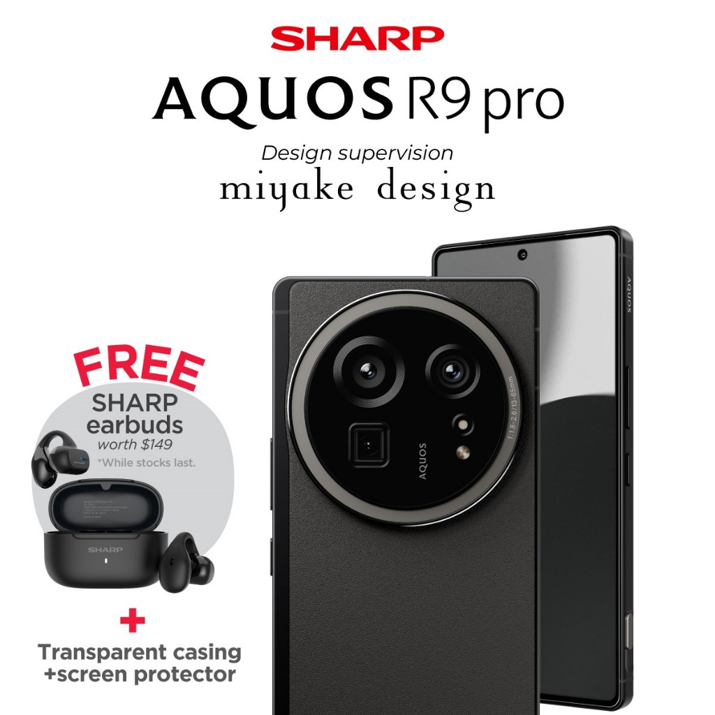 SHARP AQUOS R9 Pro Mobile Phone (Black) - SH-M30SG | Shopee Singapore