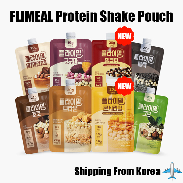 [FLIMEAL] ★New Flavor★ Protein Shake Pouch 45g Diet Meal Replacement ...
