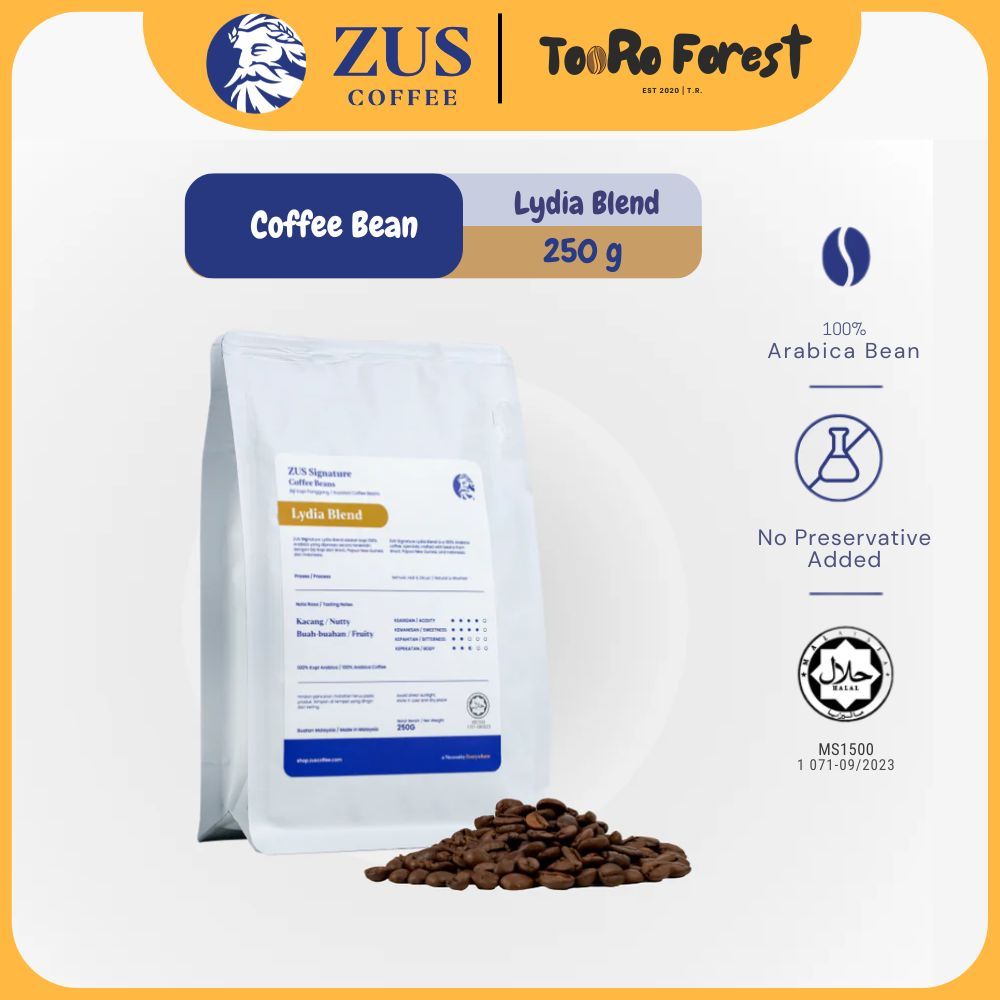 ZUS Signature Roasted Coffee Bean - Lydia Blend - 250g | Shopee Singapore