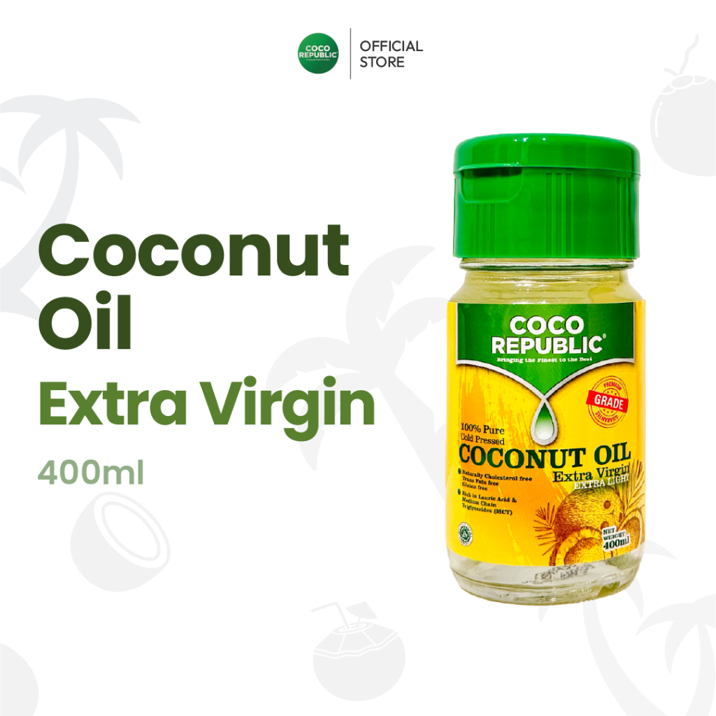 Coco Republic Extra Virgin Coconut Oil (400ml) | Shopee Singapore