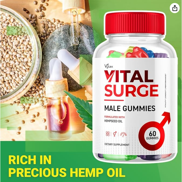 【SG SELLER】Vital Surge Mens Gummies, Vital Vita Surge Detox Me Gomitas ...