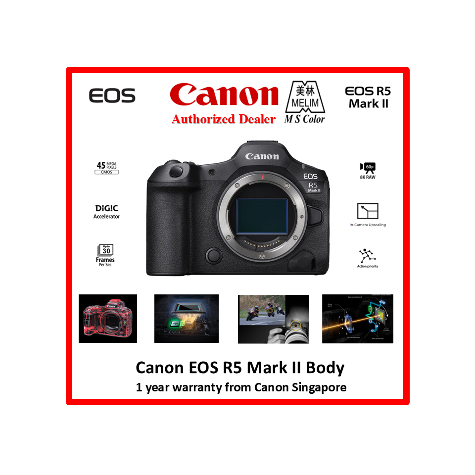 [READY STOCK] Canon EOS R5 Mark II Mirrorless Camera Body | 45MP ...