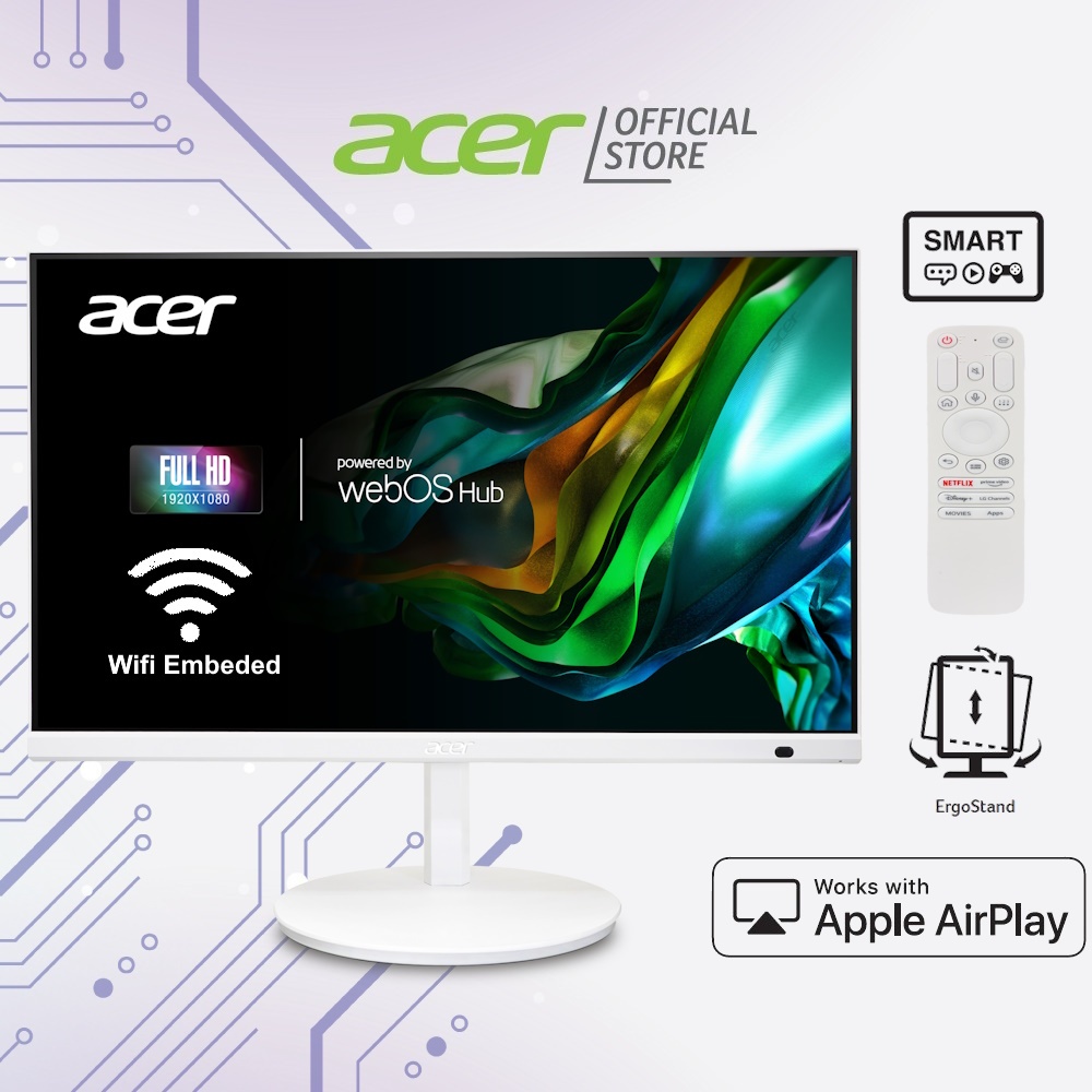 [New Launch Smart Monitor] Acer CS272 27-Inch FHD E2E (IPS) Smart ...