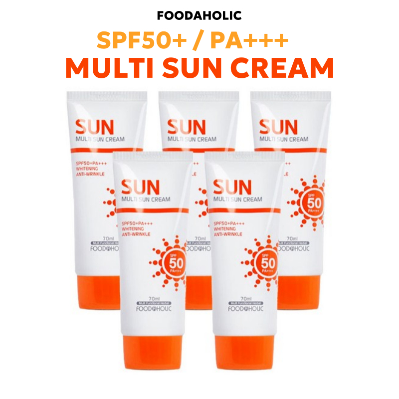 FOODAHOLIC Multi Sun Cream 70ml - SPF50+, PA+++ | Shopee Singapore