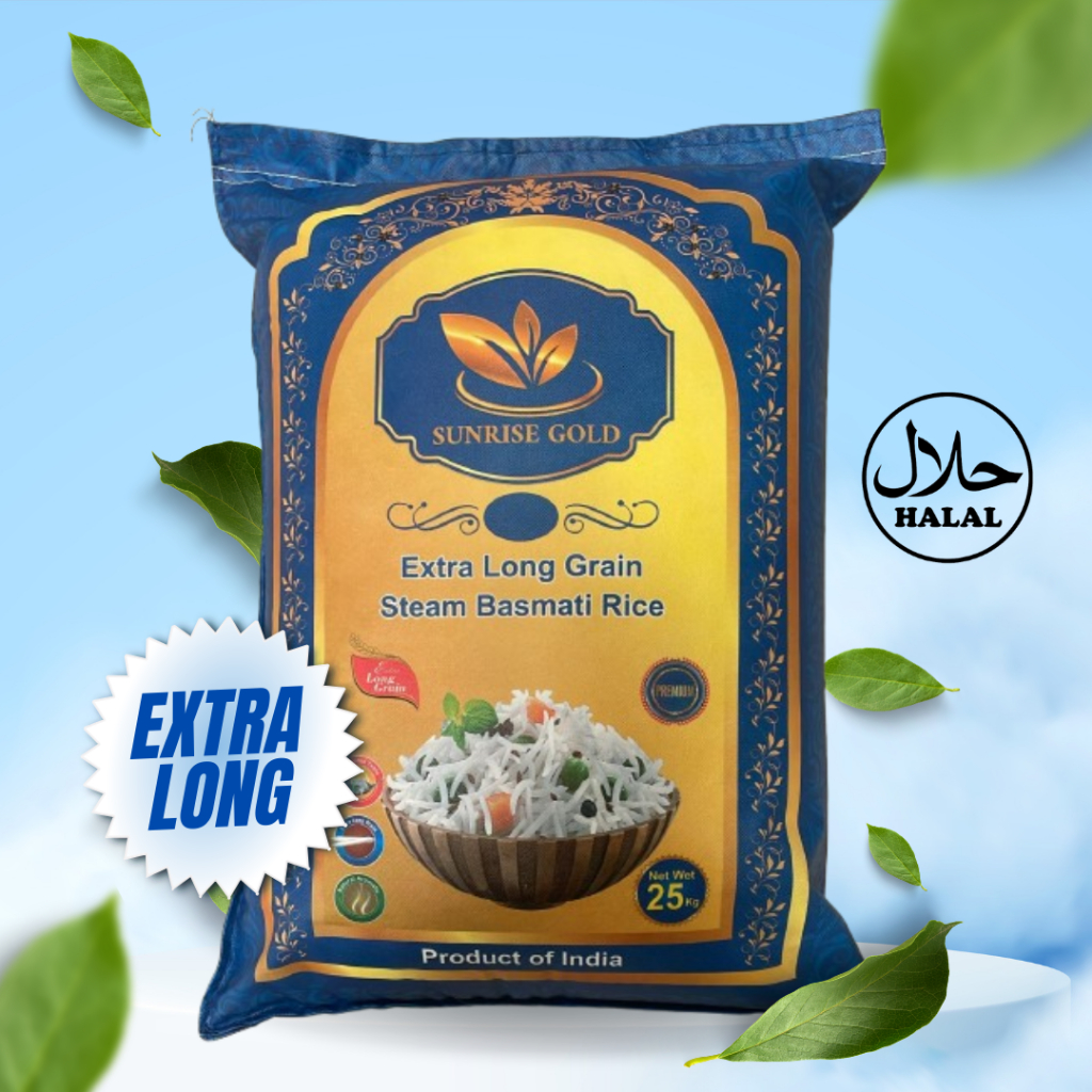 SUNRISE GOLD XXL BASMATI RICE (25KG) | Shopee Singapore