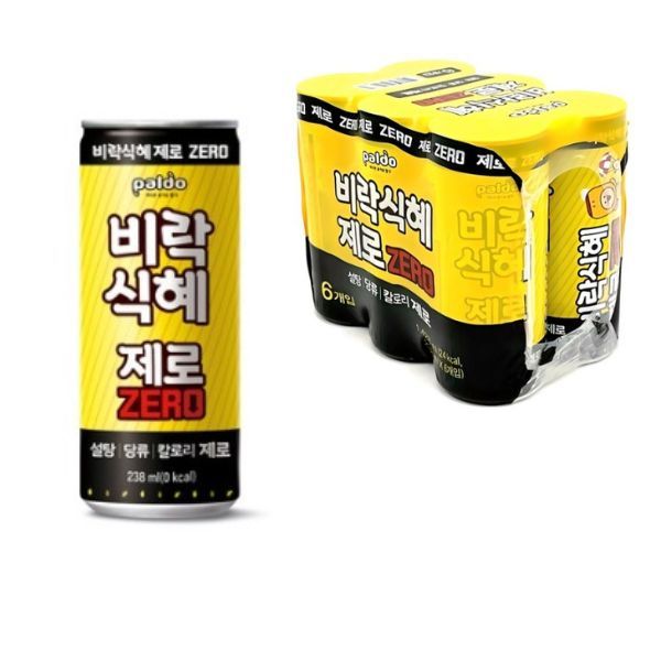 [KOREA] Paldo Birak Sikhye Zero 238ml x 12 – No Sugar, No Calories, Traditional Korean Sweet ...