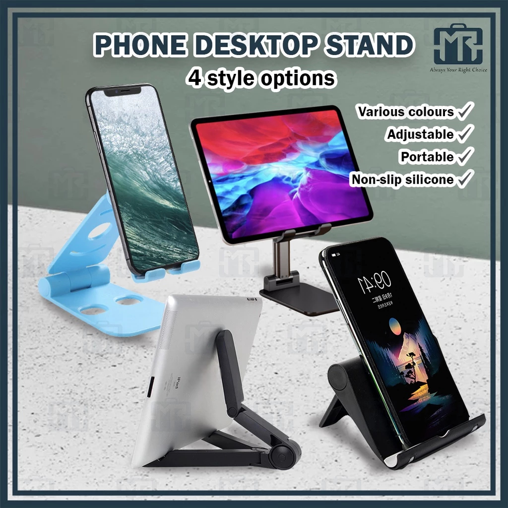 MR Phone&Desktop Stand Multi Angle Adjustable Foldable Portable Stand ...