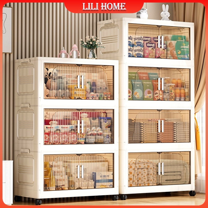 SG Stock LILI Foldable Storage Cabinet For Clothes Durabox Plastic ...