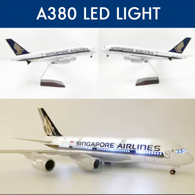 🌟 SG LOCAL STOCK 🌟 Singapore Airlines A380 Airplane SIA Model SQ Plane ...