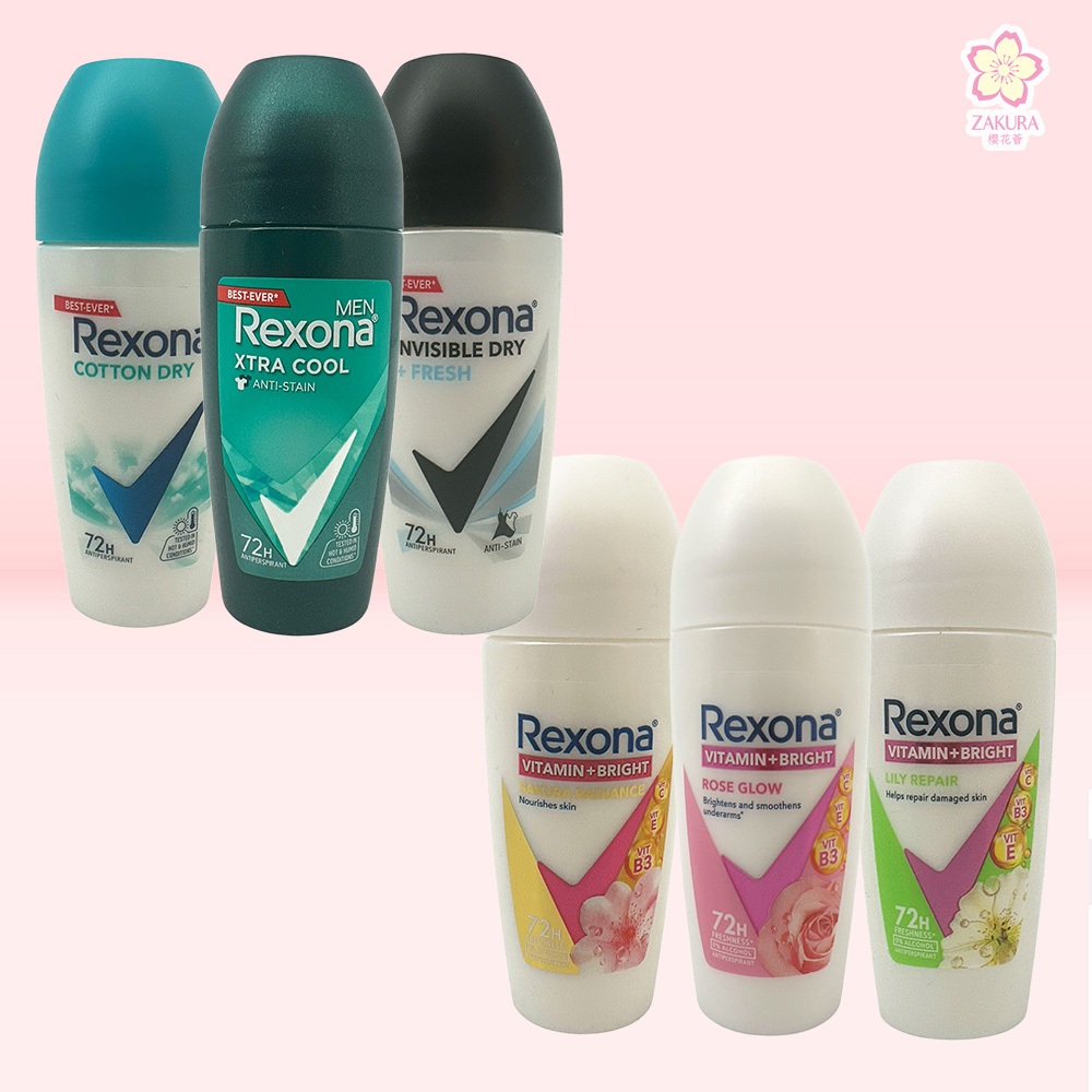 Rexona Shower Clean Anti-Perspirant Roll on/Rexona Ice Cool Anti-Perspirant Roll On 45ml ...