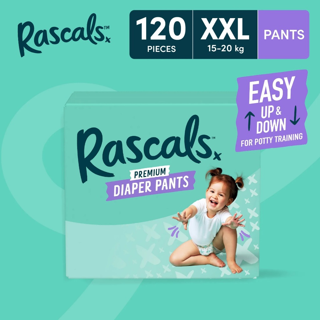 Rascals, XXL Pants Diapers - Case (120 pieces), Rascal and Friends ...
