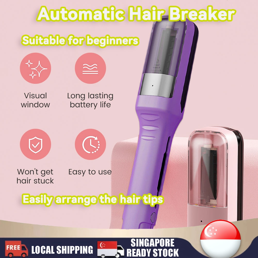 【SG STOCK】Electric Hair Clipper Split End Remover Hair Trimmer Cordless ...