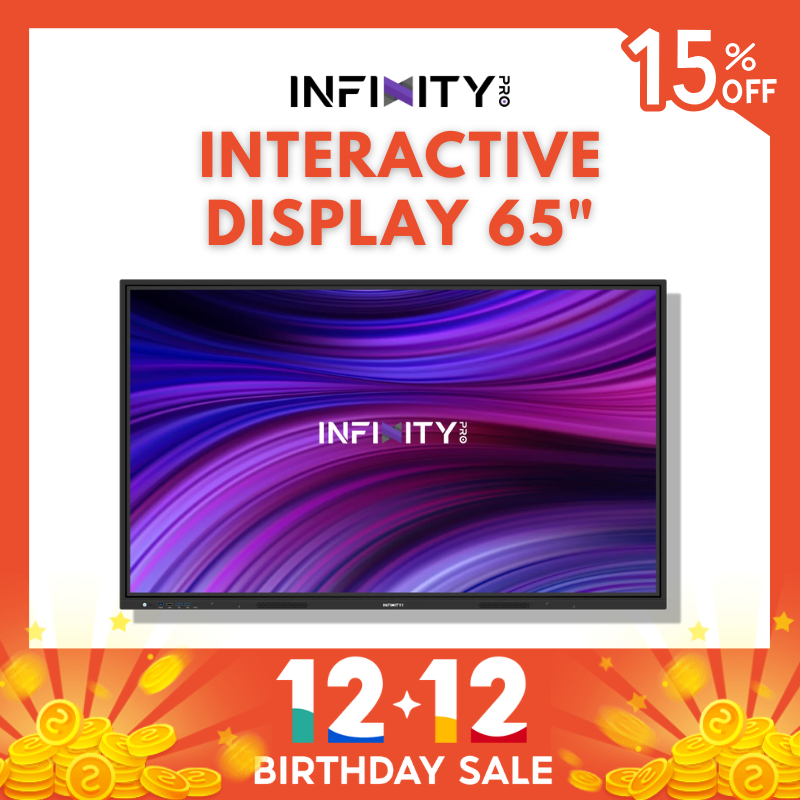 InfinityPro X Series Interactive Display 65" Writable Screen Finger ...