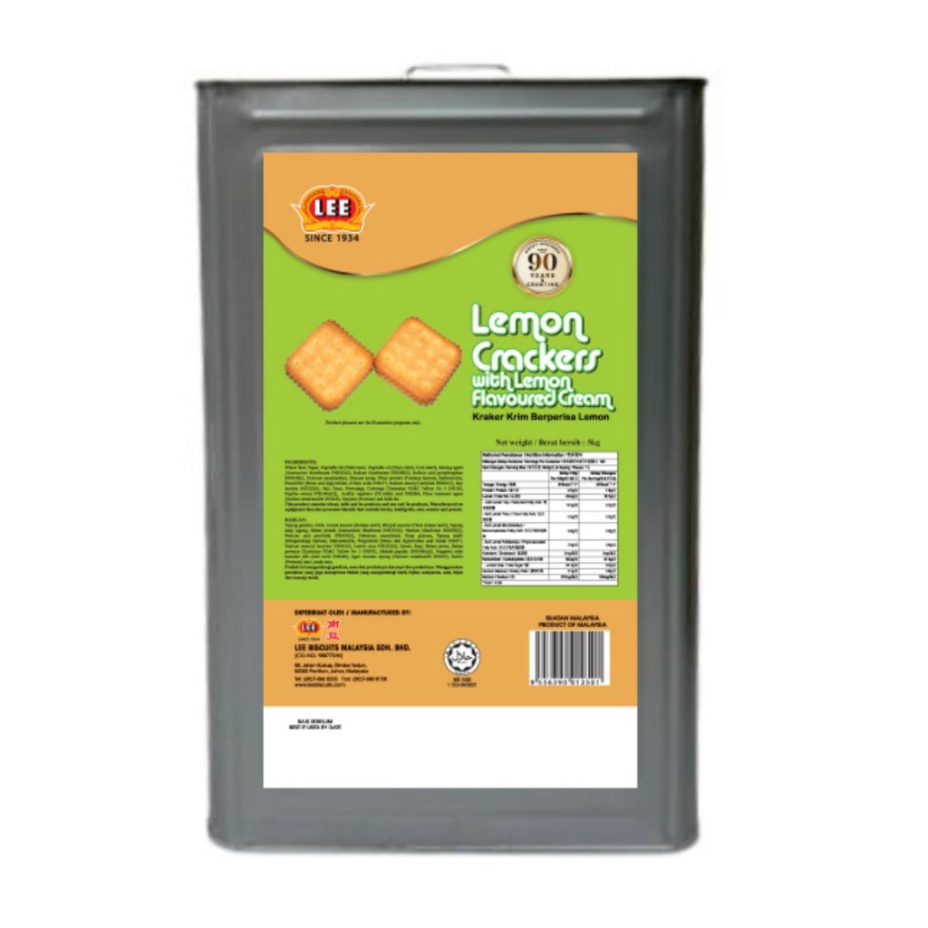 Lee Lemon Crackers with Lemon Flavored Cream 5 KG | Shopee Singapore