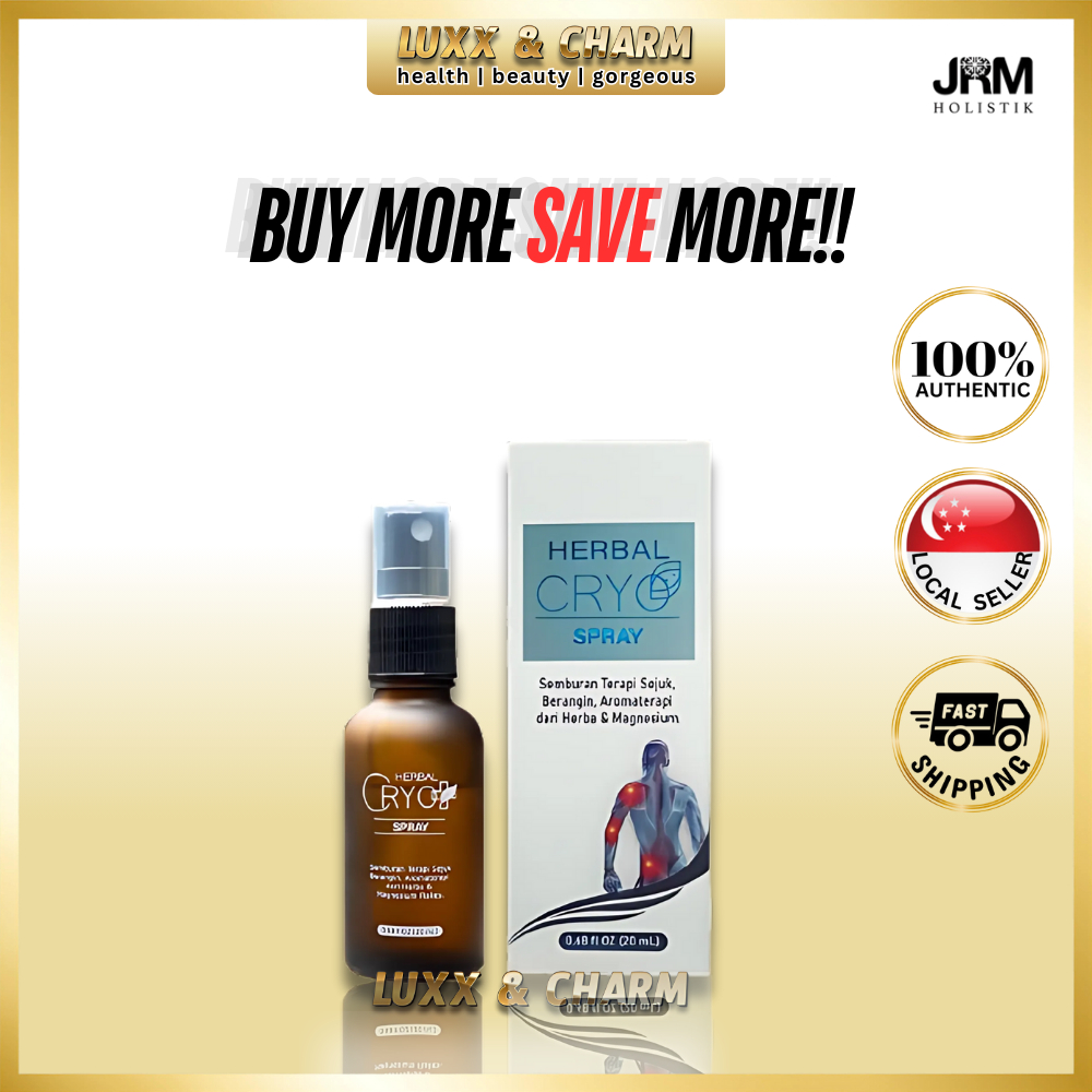 HERBAL CRYO SPRAY by Bonda Rozita JRM Cooling and Refreshing Therapy ...