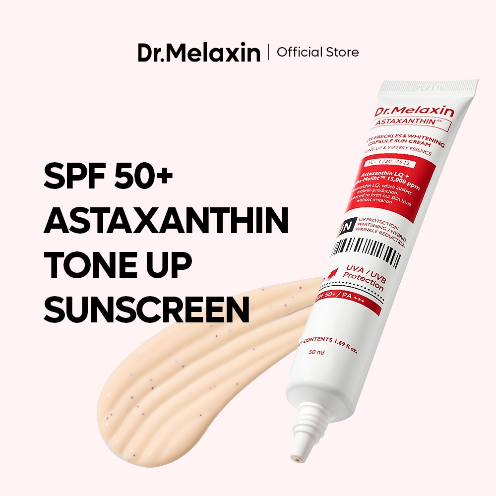 [DR.MELAXIN Official] Astaxanthin Capsule Hybrid Tone Up Sunscreen 50ml ...