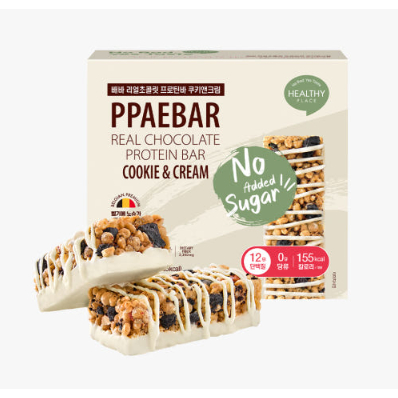 100% Authentic PPAEBAR Real Chocolate Protein Bar Cookie & Cream – No ...