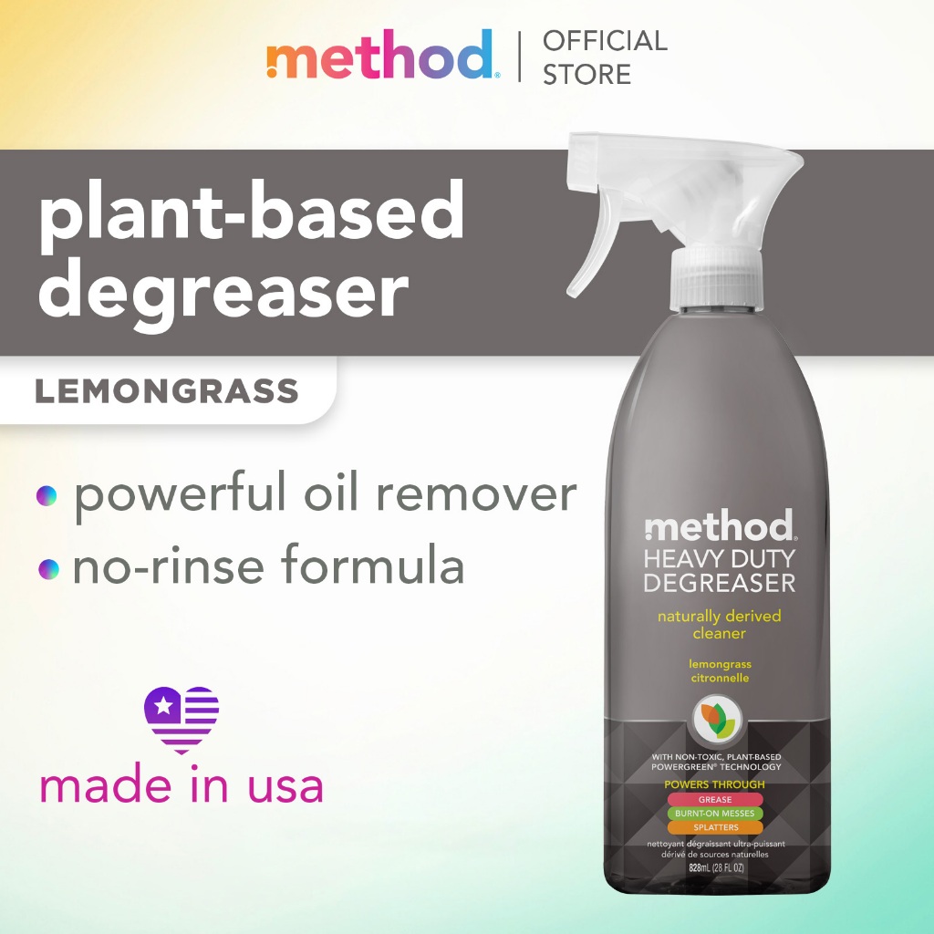 Method heavy duty degreaser - lemongrass 828ml | Shopee Singapore