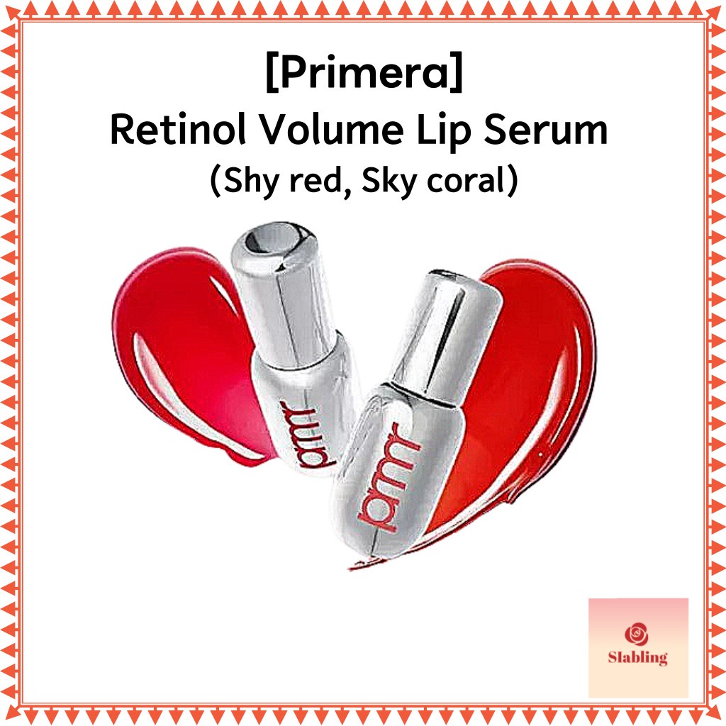 [Primera] Retinol Volume Lip Serum 12g (Shy red, Sky coral) | Shopee ...
