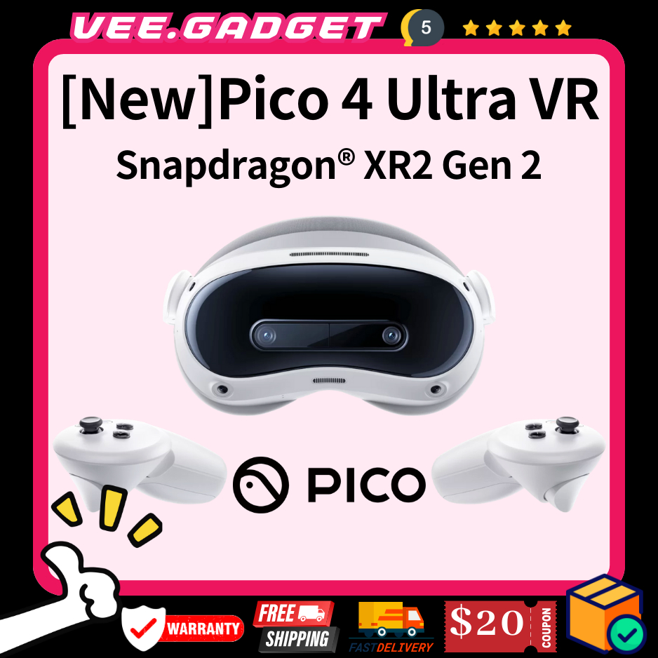 [NEW] PICO 4 Ultra VR Snapdragon®️ XR2 Gen 2 12GB+256GB All-In-One VR | Shopee Singapore