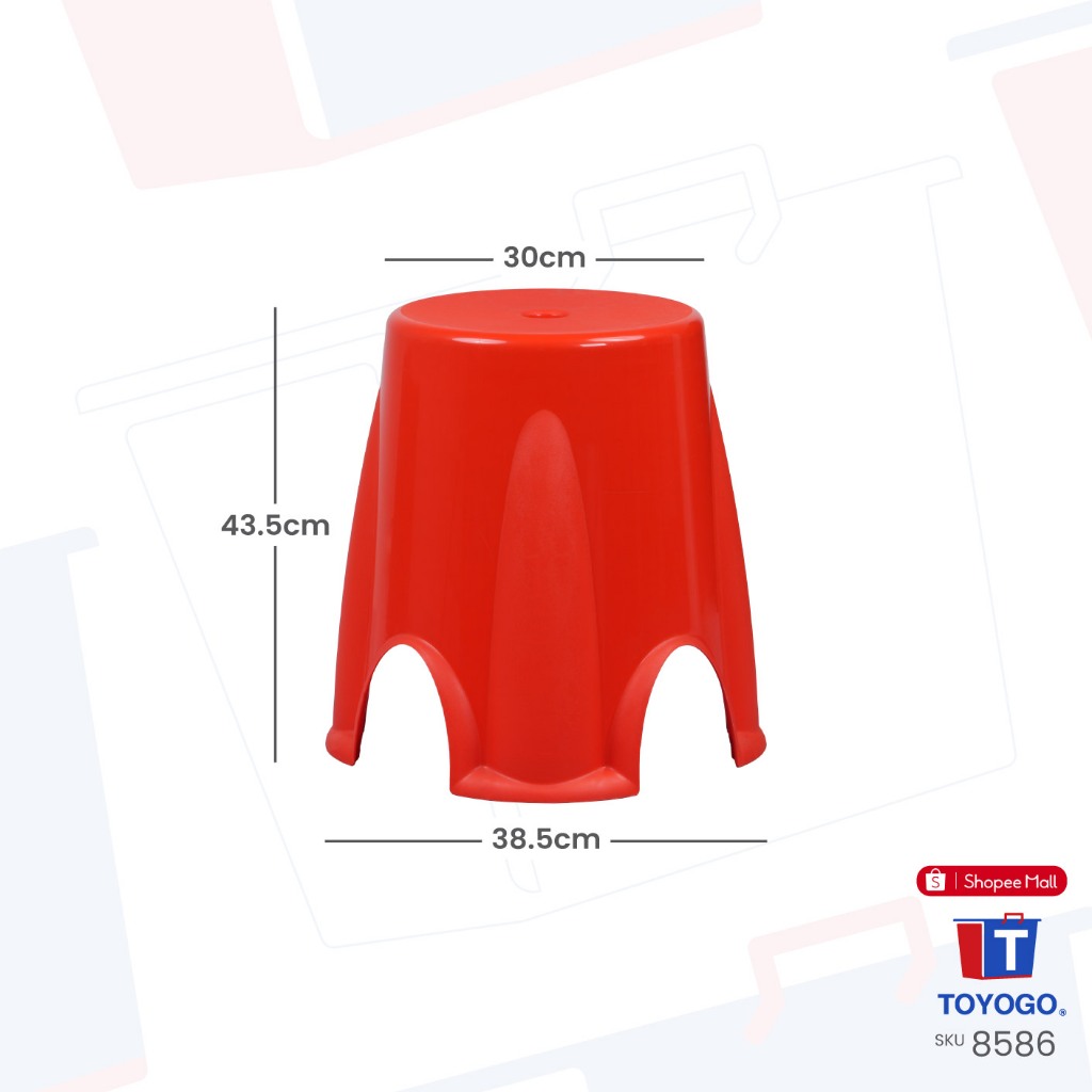TOYOGO Durable Adult Round Stool – Strong & Lightweight (8586) | Shopee ...