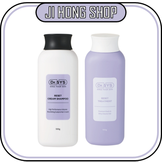 [ Dr.SYS ] Reset Cream Shampoo & Treatment 500ml | Shopee Singapore