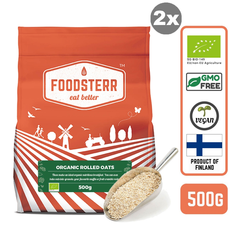 [Bundle of 2] Organic Finnish Rolled Oats | Shopee Singapore