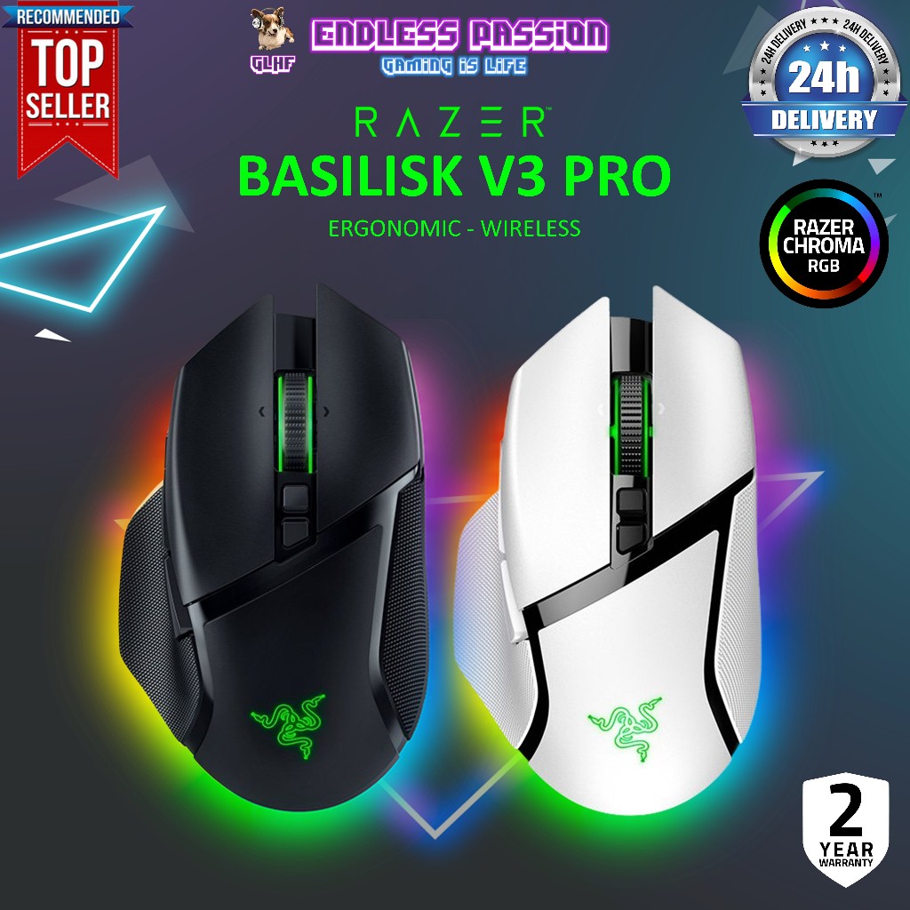 Razer Basilisk V3 Pro Customizable Wireless Gaming Mouse with Razer ...