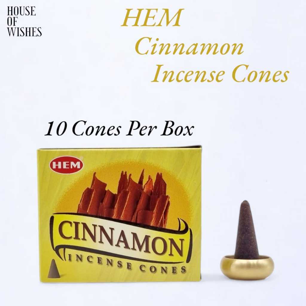 HEM - Cinnamon Incense Cones (10 Cones Per Box) | Shopee Singapore
