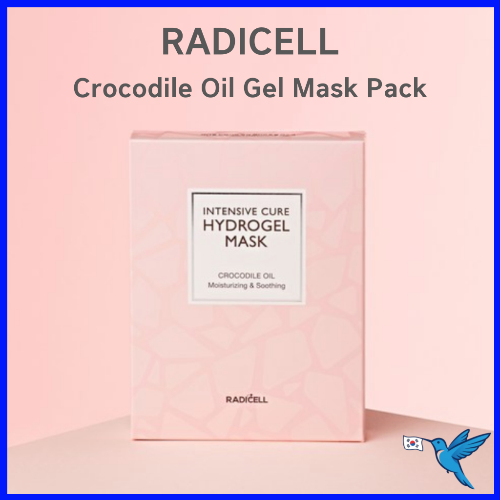 [RADICELL] Intensive Cure Hydrogel Mask Pack 5EA/Crocodile Oil Gel Mask ...