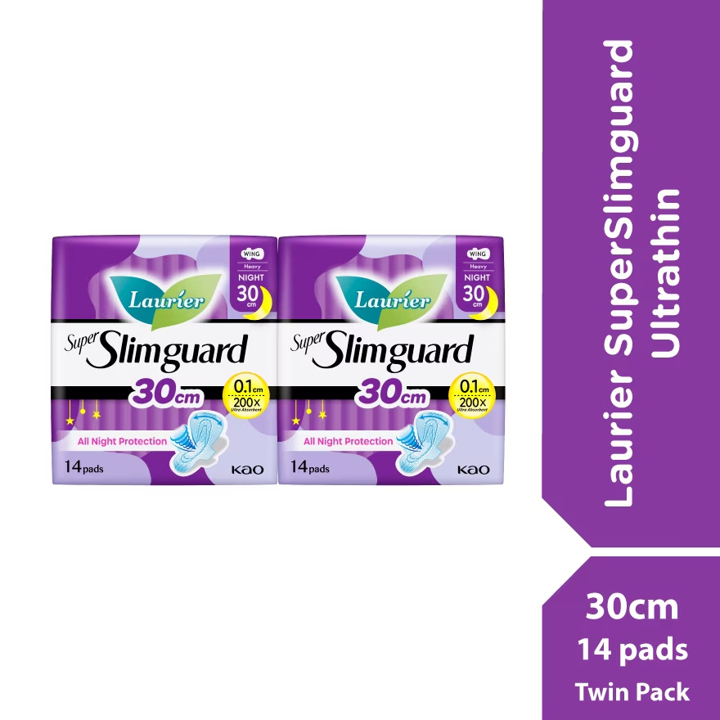 Laurier Super Slim Guard 2 x 16s (30cm) | Shopee Singapore