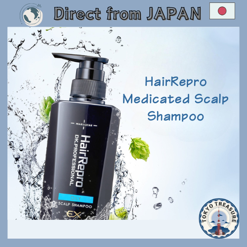 Aderans HairRepro Medicated Scalp Shampoo EX for Men｜370mL｜Oily ...