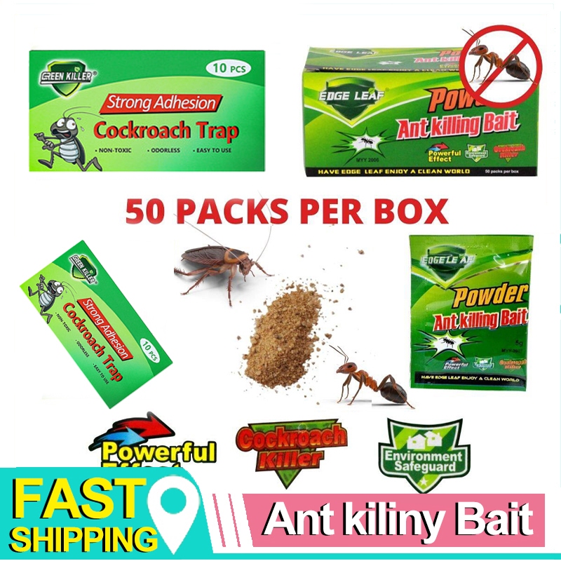 Green Killer 10pcs(1box) Lizard Trap & Cockroach Trap Ant Killing ...