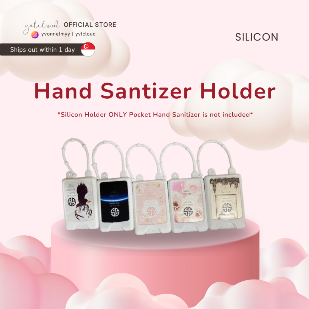 Silicon Hand Sanitizer Holders (Pocket Size Sanitiser Silicon Holders ...