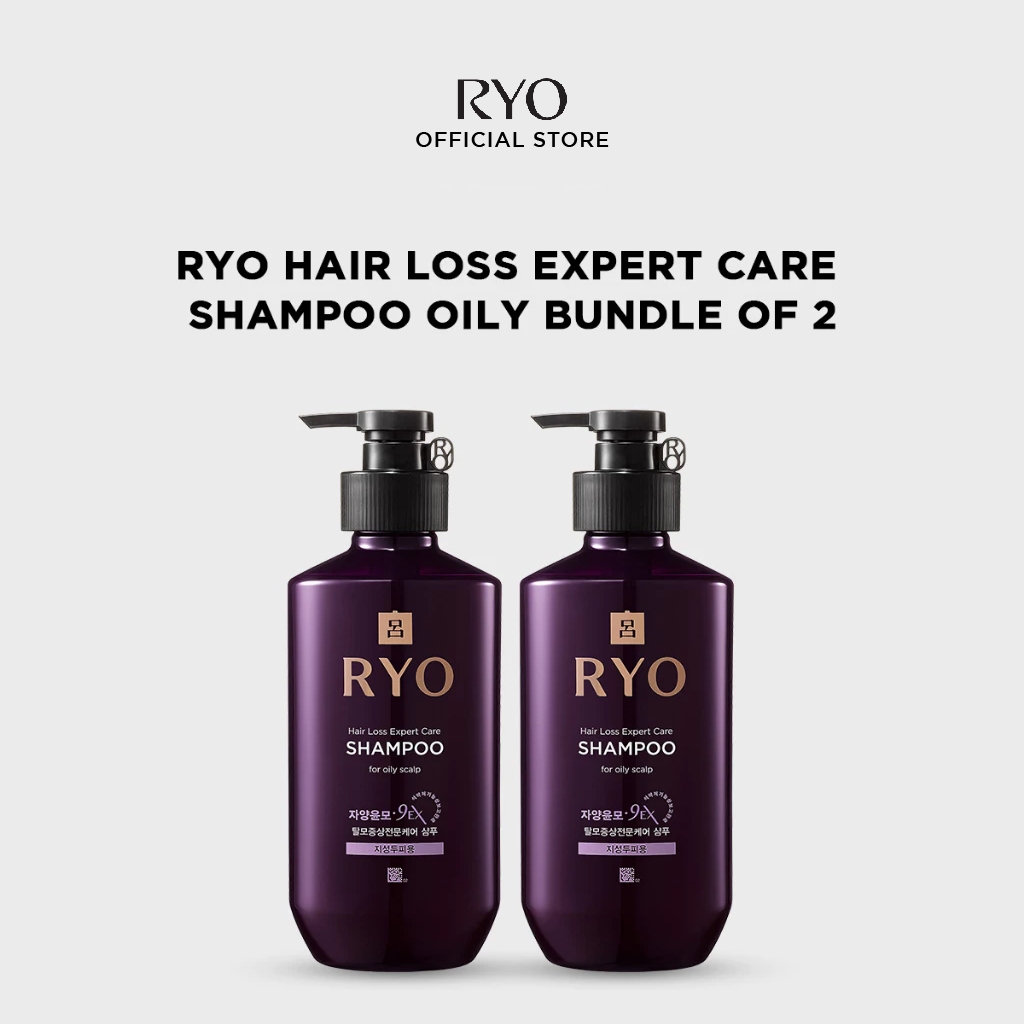 Ryo [Bundle of 2] Ryo Hair Loss Expert Care Shampoo 400ml -Anti-itchy ...