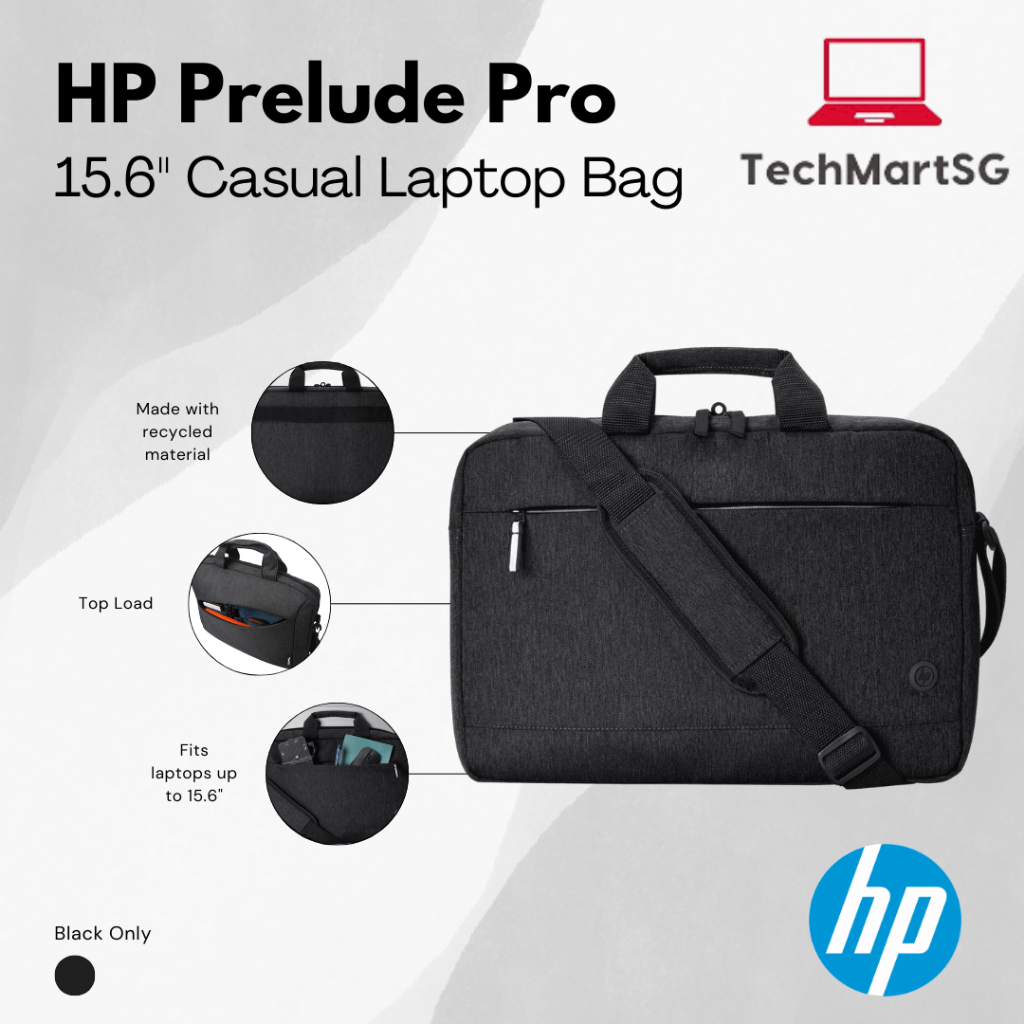 HP Prelude Pro Recycled 15.6 inch Top Load Laptop Bag Notebook Bag ...
