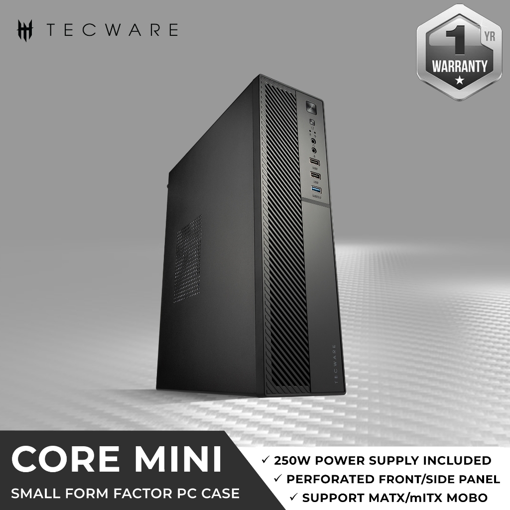 Tecware Core Mini SFF PC Case with 250W PSU | Shopee Singapore