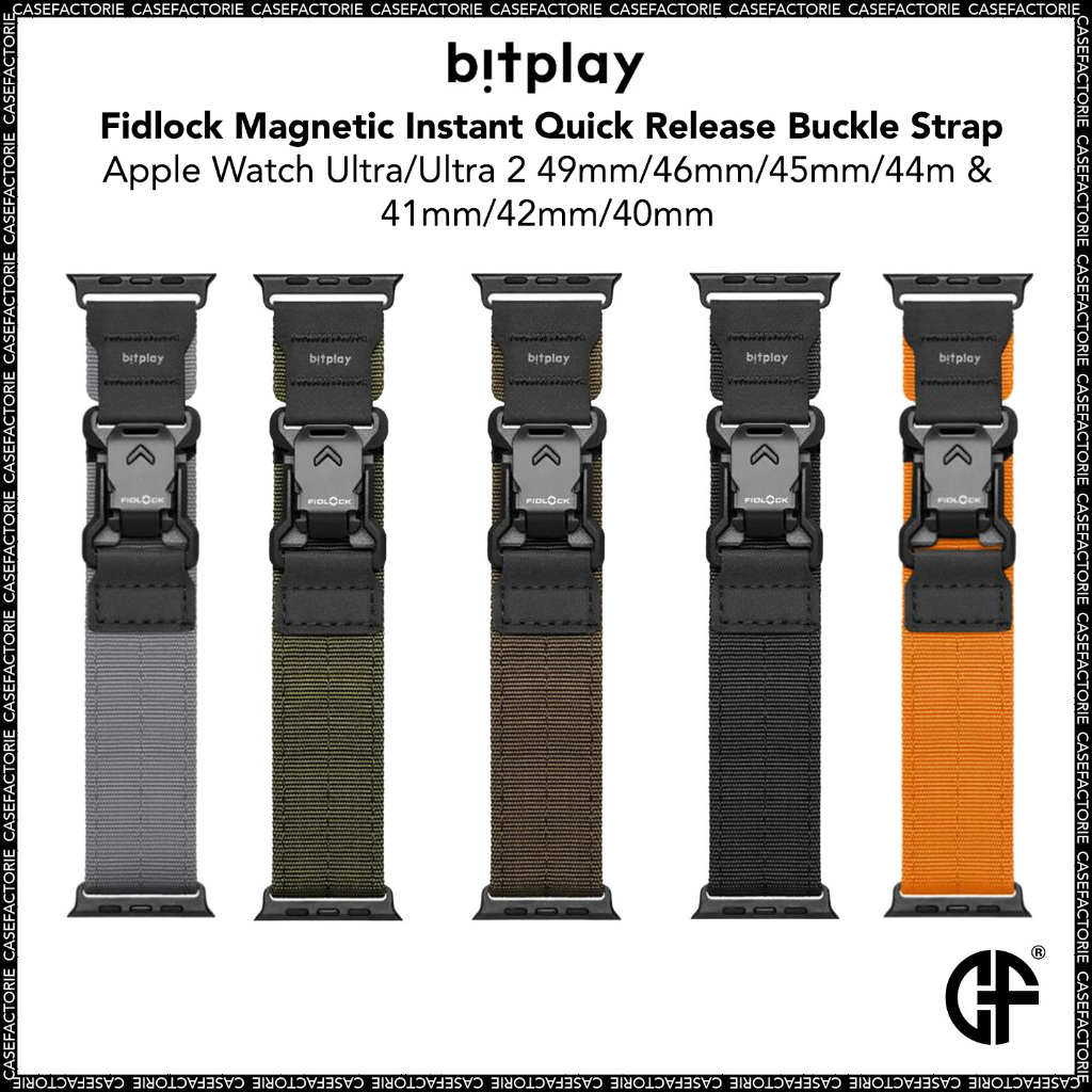 Bitplay Fidlock Magnetic Instant Quick Release Buckle Strap for Apple Watch Ultra/Ultra 2 49mm ...