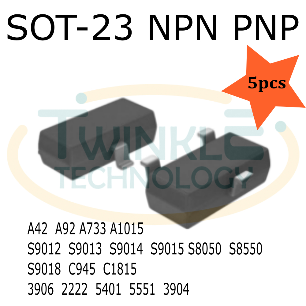 Bipolar Transistor SOT-23 NPN PNP Series BJT Diode 2222 3906 A42 A92 ...