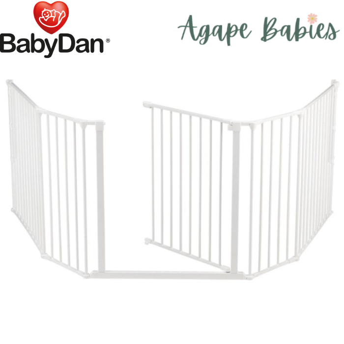 Baby Dan Configure System Safety Gate XL White | Shopee Singapore