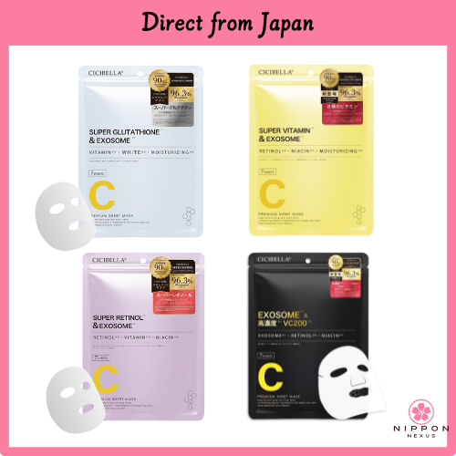 [Japan Face Pack]CICIBELLA Face Pack Exosome High Concentration VC200 7 ...