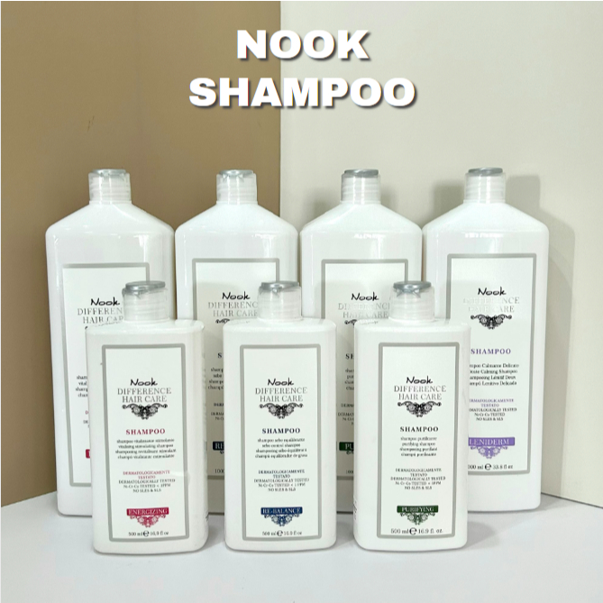 Nook Difference Hair Care Shampoo Purifying/Re-balance/Energizing 500ml ...