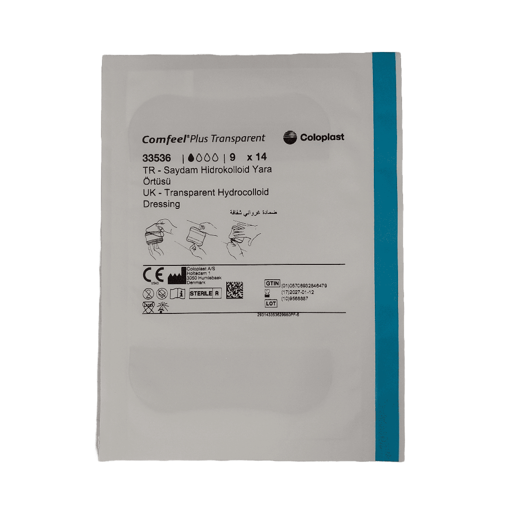 Comfeel Plus Transparent Hydrocolloid Dressing 9cm x 14cm Box/10s ...
