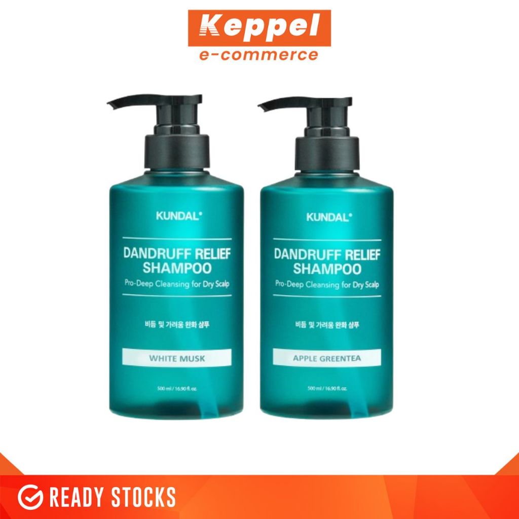 Kundal Refreshing Anti Dandruff Shampoo Halal & Vegan apple green white ...